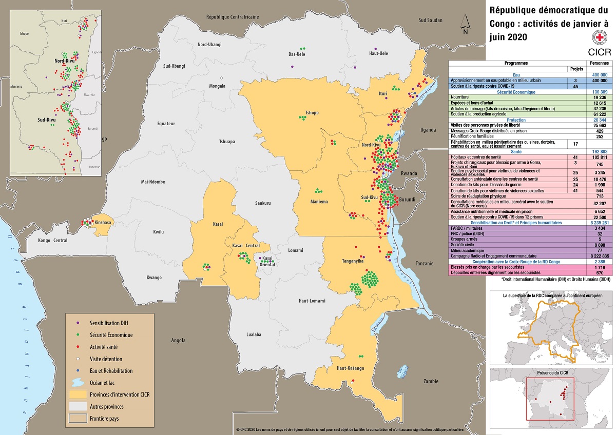 Les opérations du CICR en RDC au premier semestre 2020 | L’humanitaire ...