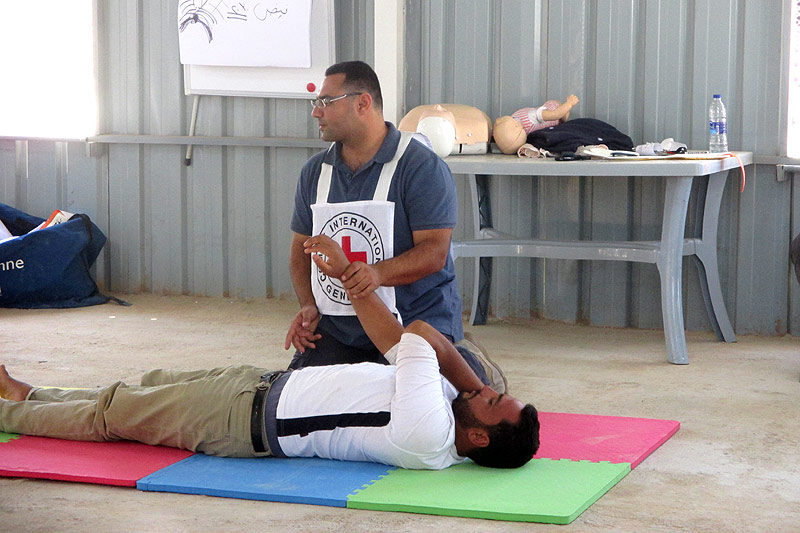jordan-first-aid-training | The ICRC in Israel, Golan, West Bank, Gaza