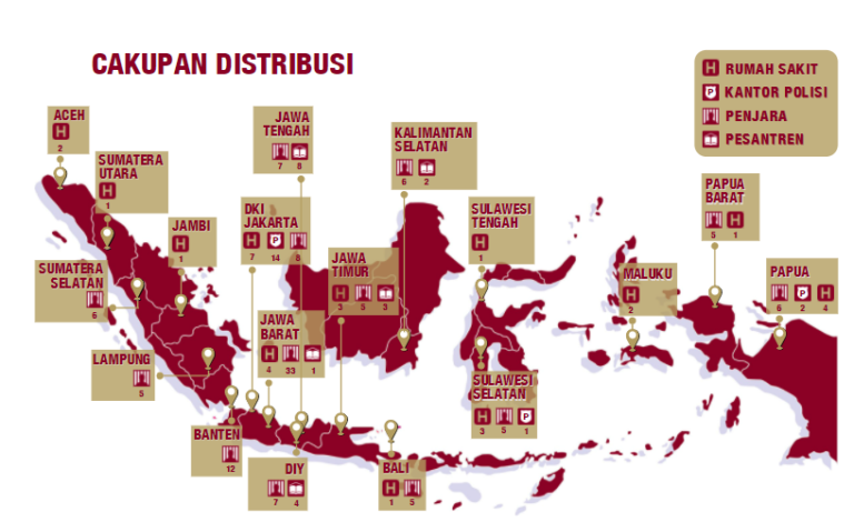 Peta sebaran distribusi 2020 - The ICRC in Indonesia | The ICRC in ...