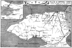 Carte de la péninsule de Samanli Dag - Cross-Files | ICRC Archives ...