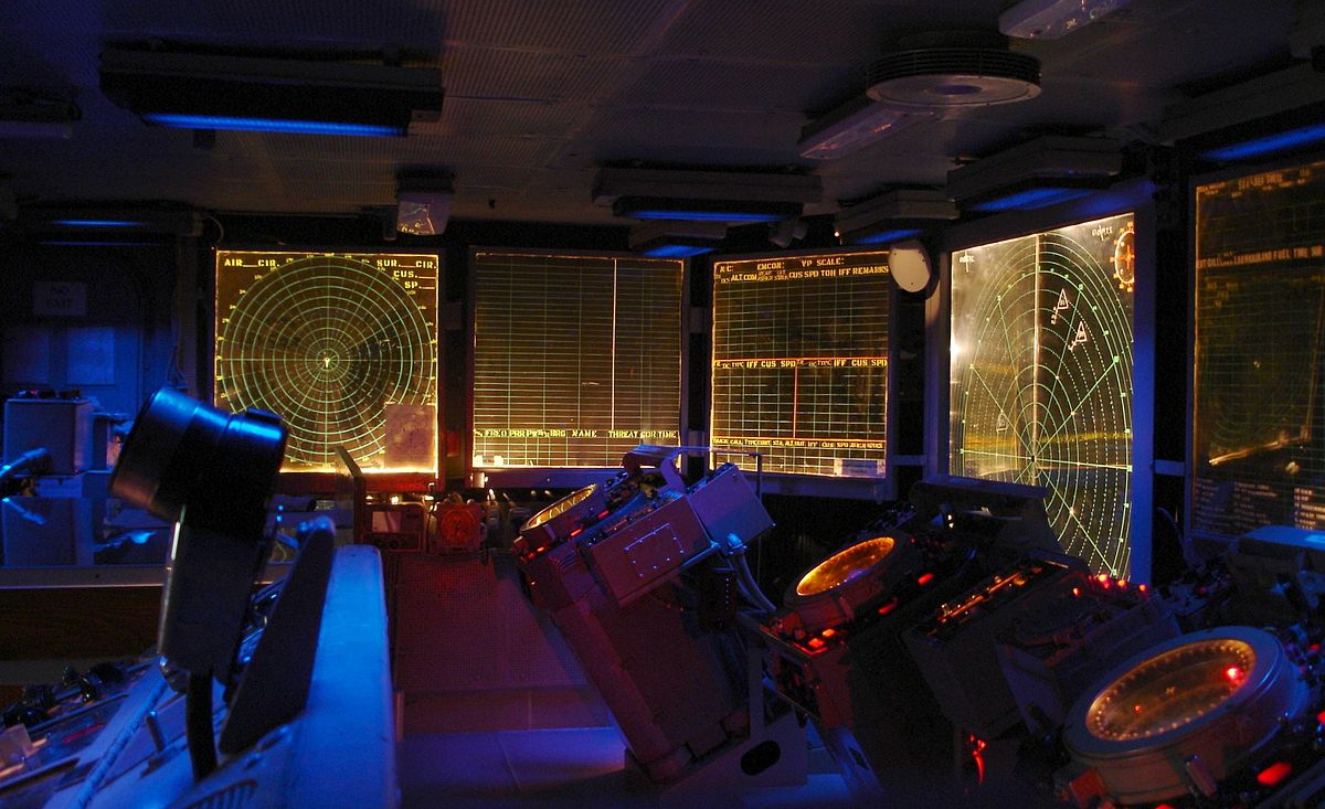 CIC (Combat Information Center) of USS Hornet - Humanitarian Law ...