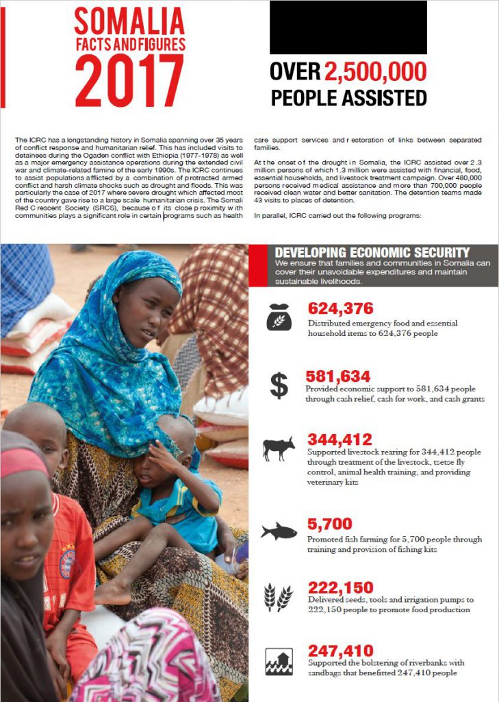Facts and Figures 2017 | The ICRC in Somalia