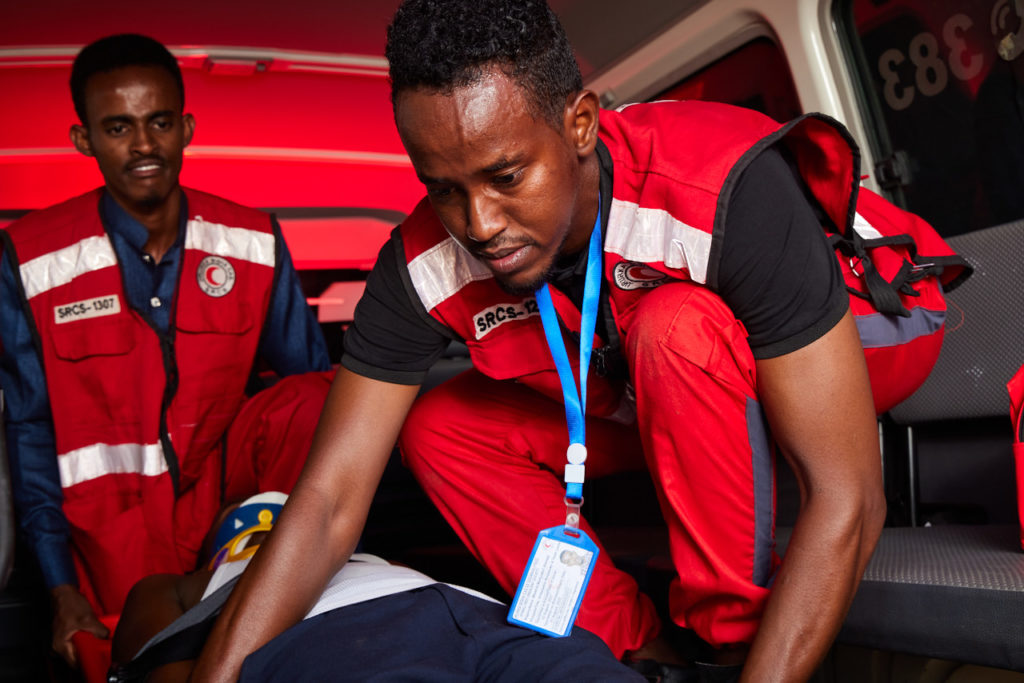 Bisha Cas free ambulance service now available in Galkacyo | The ICRC ...